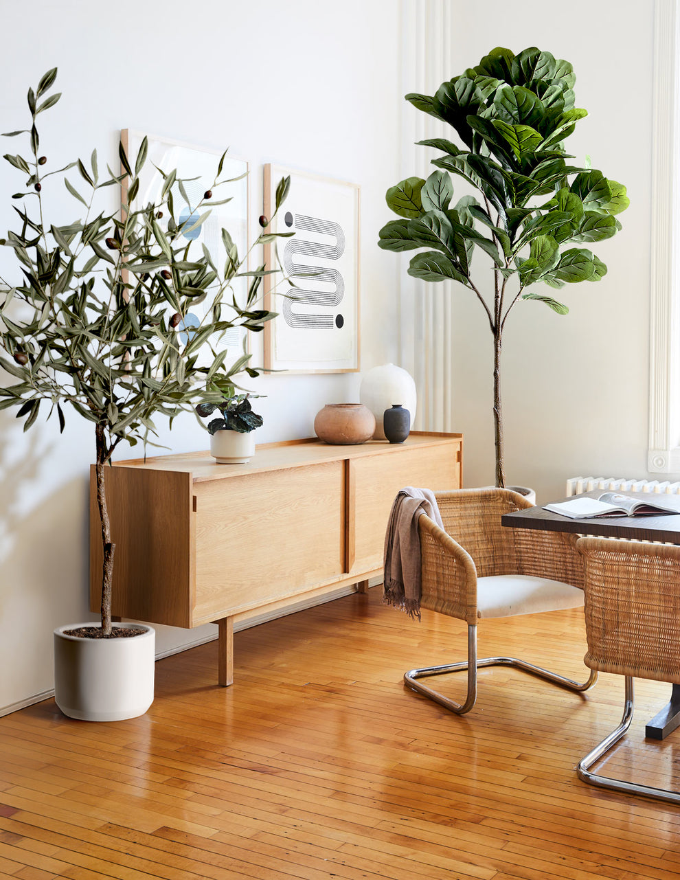 Faux Iconic Trees Duo | Best Artificial Trees and Houseplants | The Sill