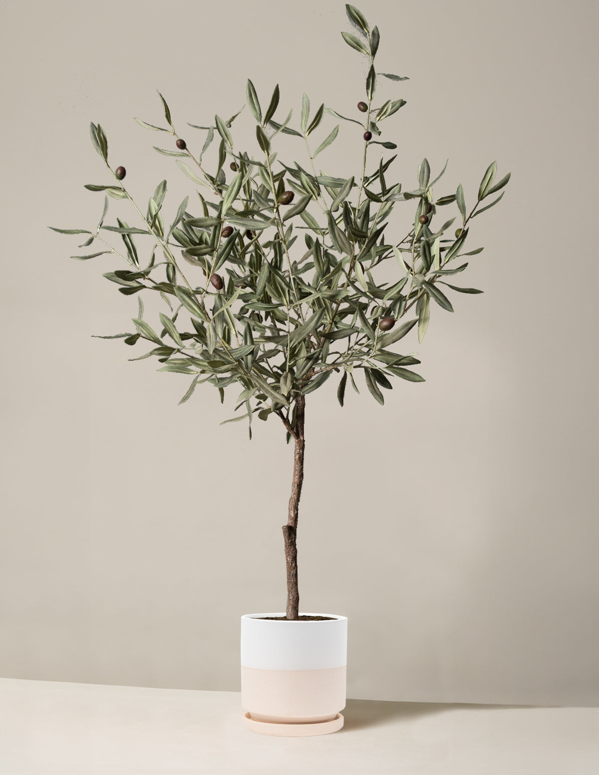 Faux Olive Tree Potted Plant | Best Artificial Trees and Houseplants ...
