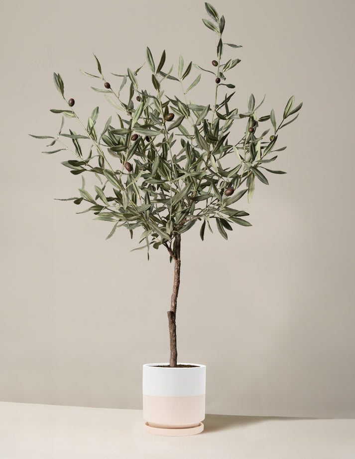Faux Olive Tree Potted Plant | Best Artificial Trees and Houseplants ...